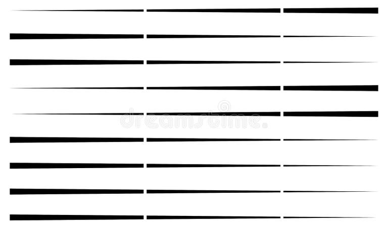 Horizontal Tapered Lines Stock Illustrations – 346 Horizontal Tapered ...