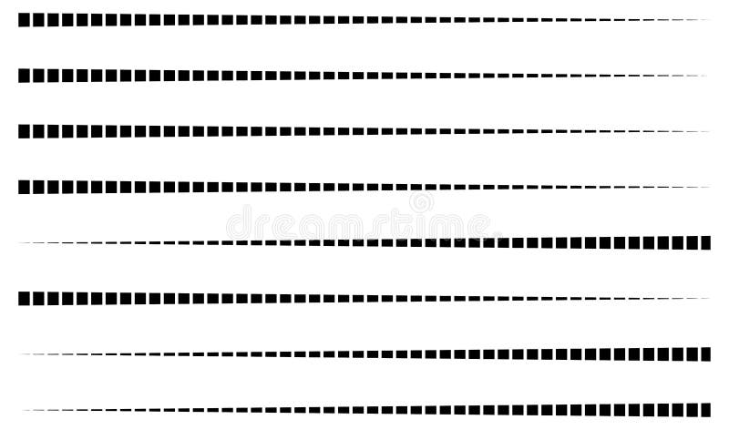 Dashed Random Straight Parallel Lines Geometric Element Stock Vector ...