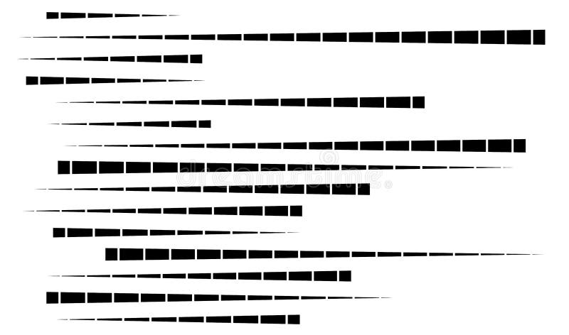 Dashed Random Straight Parallel Lines Geometric Element Stock Vector ...