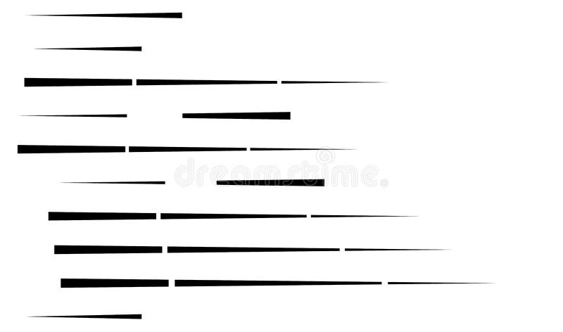 Dashed Random Straight Parallel Lines Geometric Element Stock Vector ...