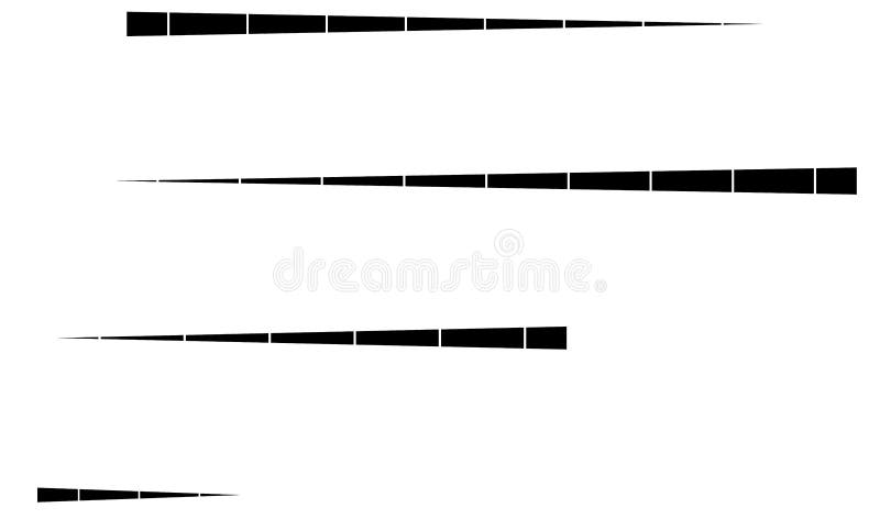 Dashed Random Straight Parallel Lines Geometric Element Stock Vector ...