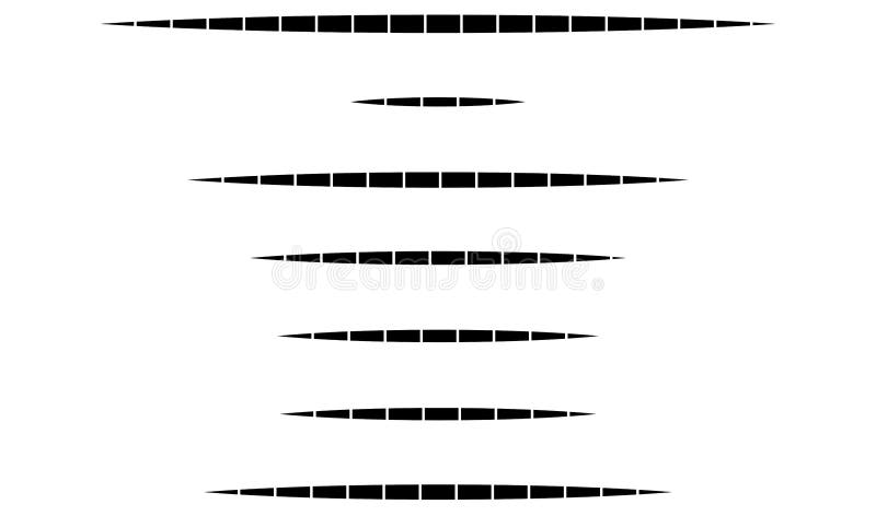 Dashed Random Straight Parallel Lines Geometric Element Stock Vector ...