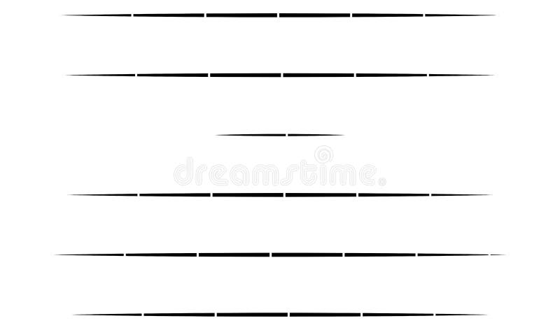 Dashed Random Straight Parallel Lines Geometric Element Stock Vector ...