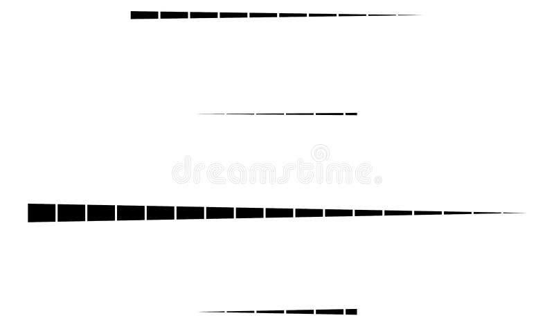 Dashed Random Straight Parallel Lines Geometric Element Stock Vector ...