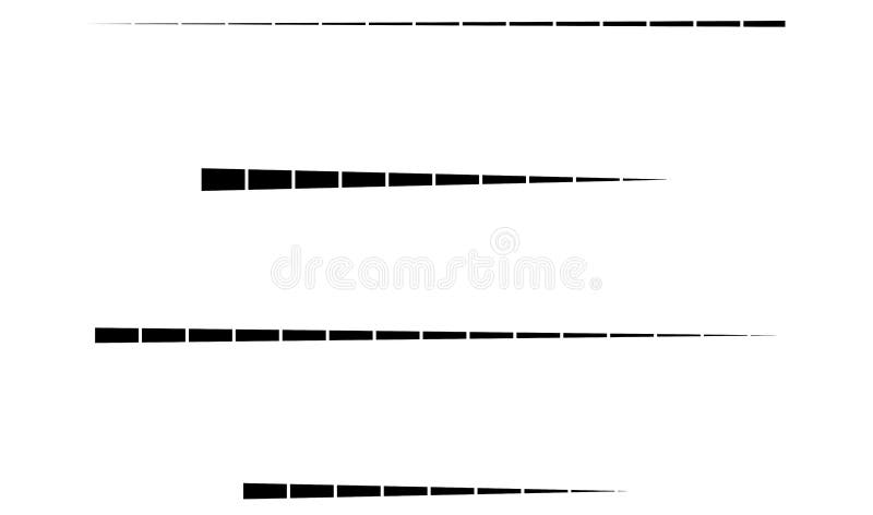 Dashed Random Straight Parallel Lines Geometric Element Stock Vector ...