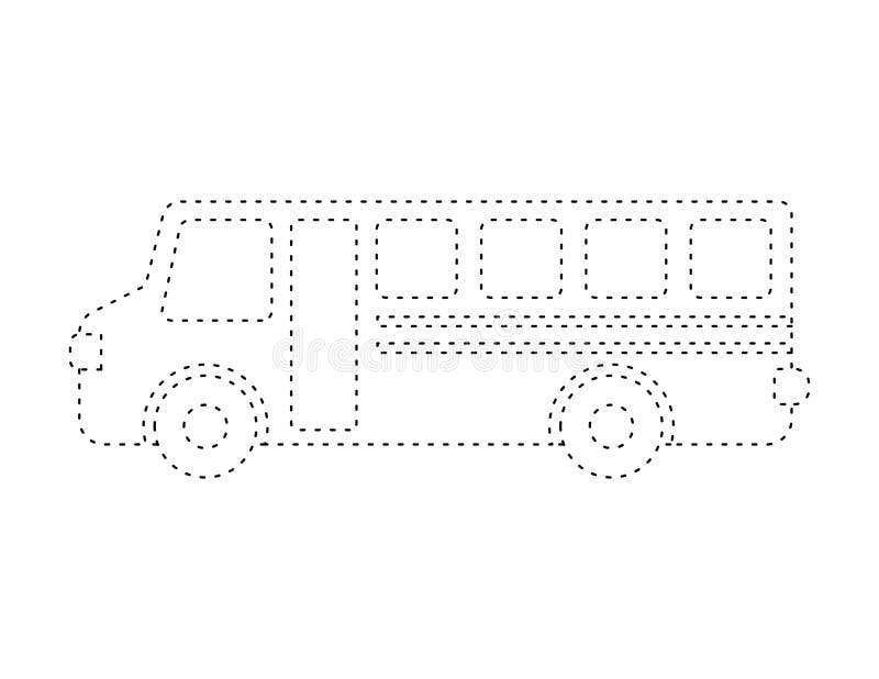 School Bus Drawing Template