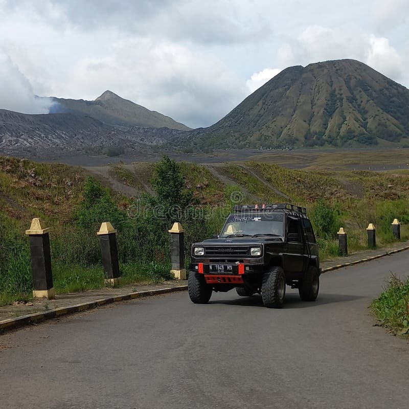 Dashing car and mountains editorial stock image. Image of dashing ...