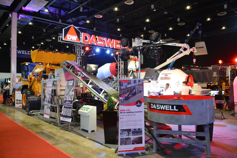 Daswell Booth Display at Philconstruct in Pasay, Philippines Editorial ...