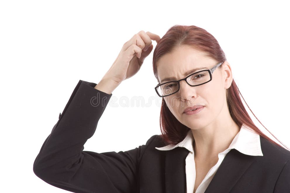 Dat is een goede vraag stock afbeelding. Image of manager - 7190247