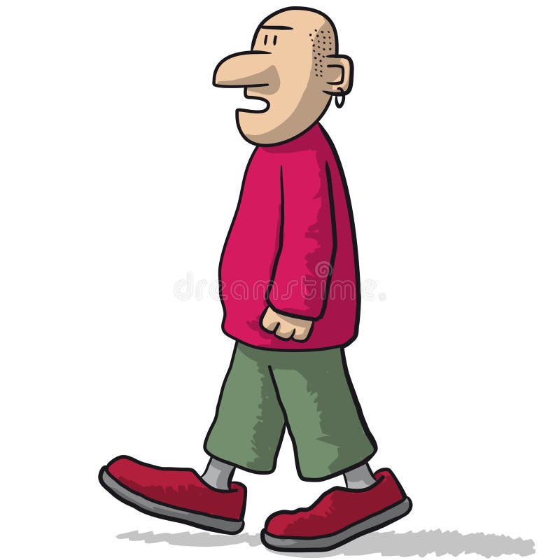 Dat Karakter Loopt En Spreekt Vector Illustratie - Illustration of leuk ...