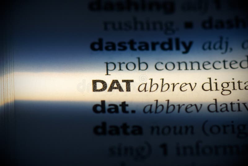 Dat stock photo. Image of linguistic, highlight, macro - 161578488