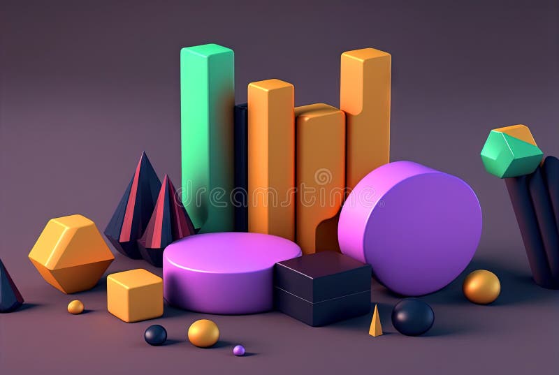 Data Abstract Concept with Clusters, Particles and Objects Collected and Sorted. Digital Sorting ...