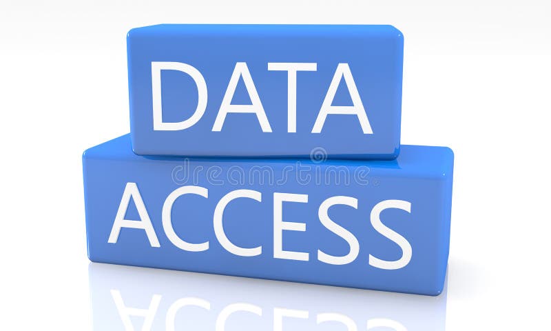 Data Access stock illustration. Illustration of computer - 44744594