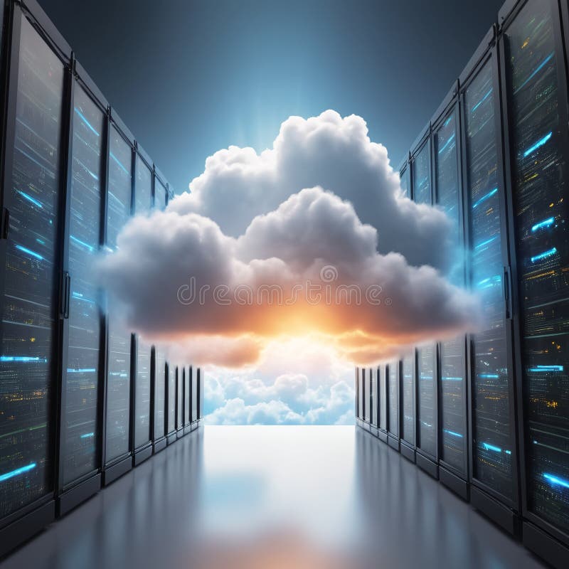 Data Access Data Upload and Download Data Computer Clouding Stock ...