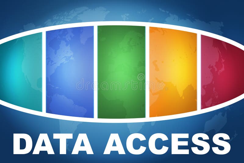 Data Access stock illustration. Illustration of network - 35724757