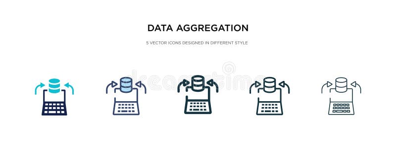 Data Aggregation Icon Stock Illustrations – 275 Data Aggregation Icon ...