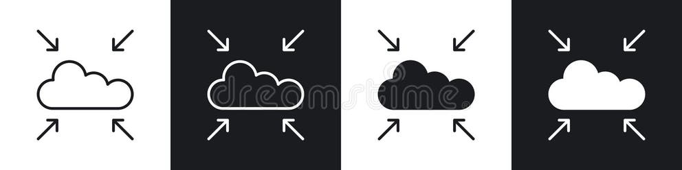 Data aggregation icon stock vector. Illustration of flat - 341276763