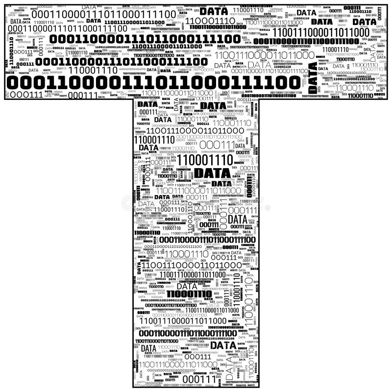 Data Alfabet Letters Pure White Background Stock Image - Image of data ...