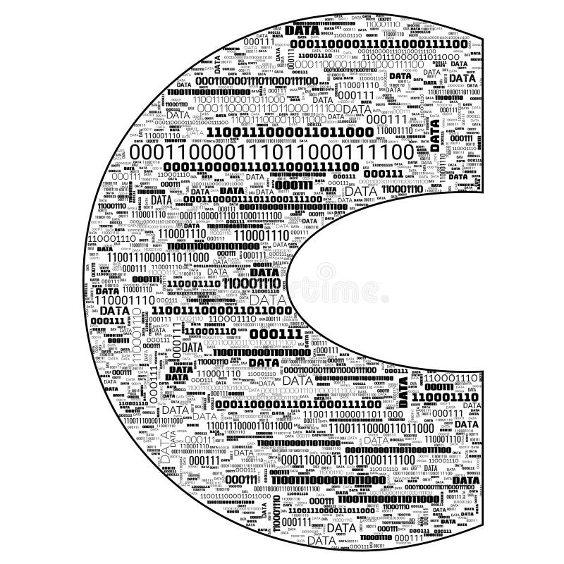 Data Alfabet Letters Pure White Background Stock Photo - Image of white ...