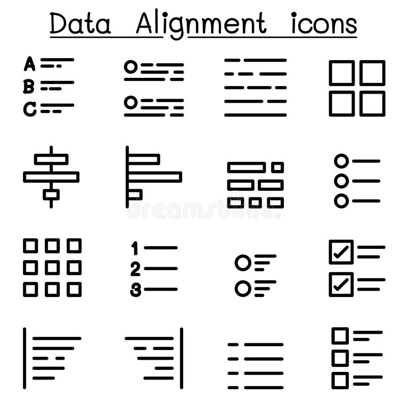 Alignment Icon