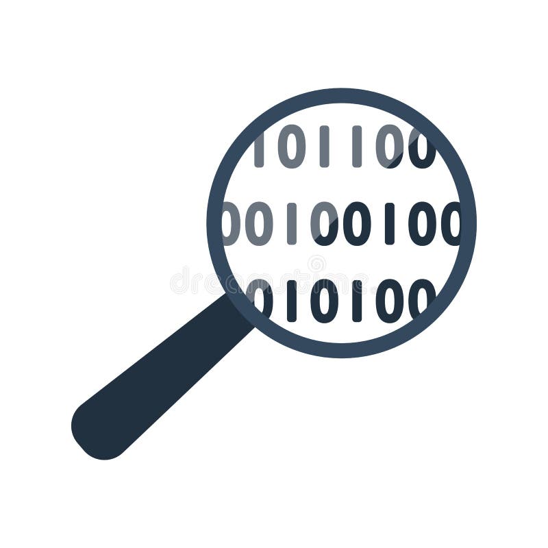 Data Analysing Icon stock vector. Illustration of magnify - 143426156 Data Analysing Icon stock vector. Illustration of magnify - 143426156