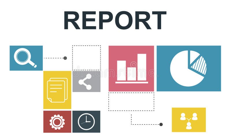 Data Analysis Analytics Information Report Concept Stock Illustration ...