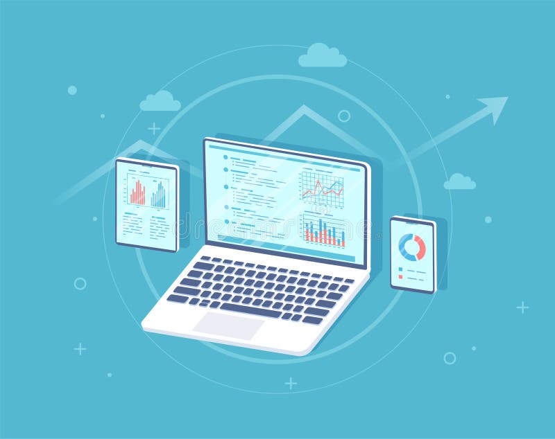 Audit, Research, Accounting, Analysis Concept. Web and Online Mobile ...