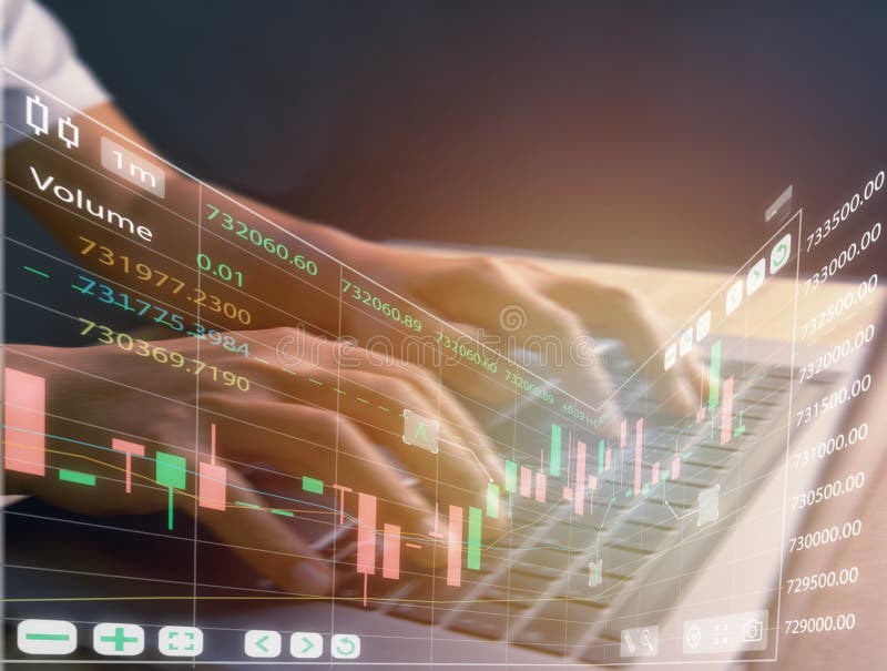 Data Analysis for Business and Finance Concept Graphic Interface ...