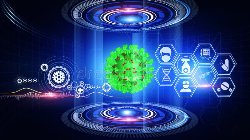 Data Analysis Chart Concept Rotating Wheel with Icon Stock Illustration ...