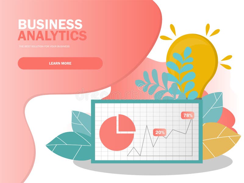 Data Analysis Concept. Can Use for Web Banner, Infographics Stock ...