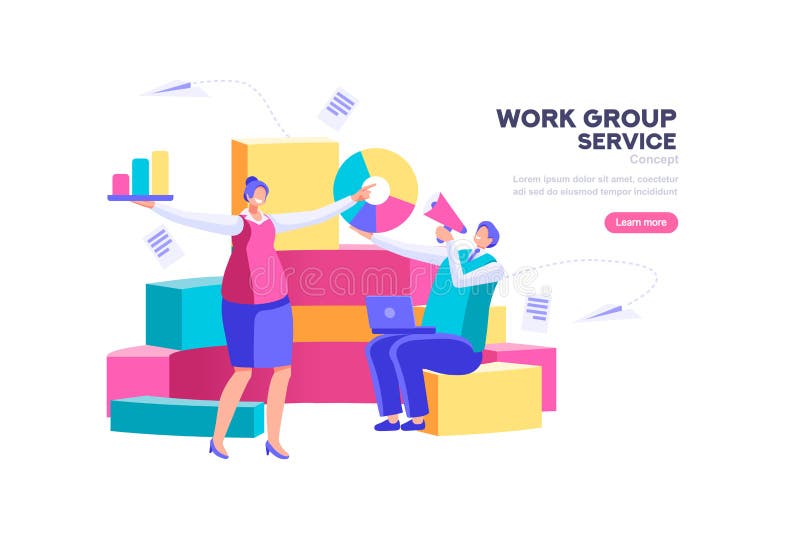 Data Analysis Concept Color Diagram Stock Vector - Illustration of ...