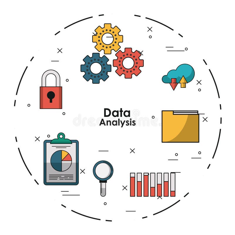 Data analysis concept stock vector. Illustration of corporate - 116374704