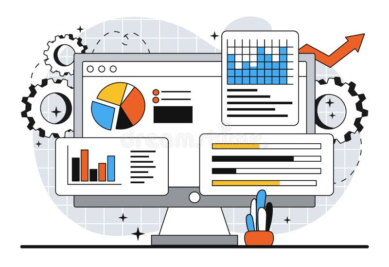 Data Driven Marketing Infographics Stock Illustrations – 79 Data Driven ...