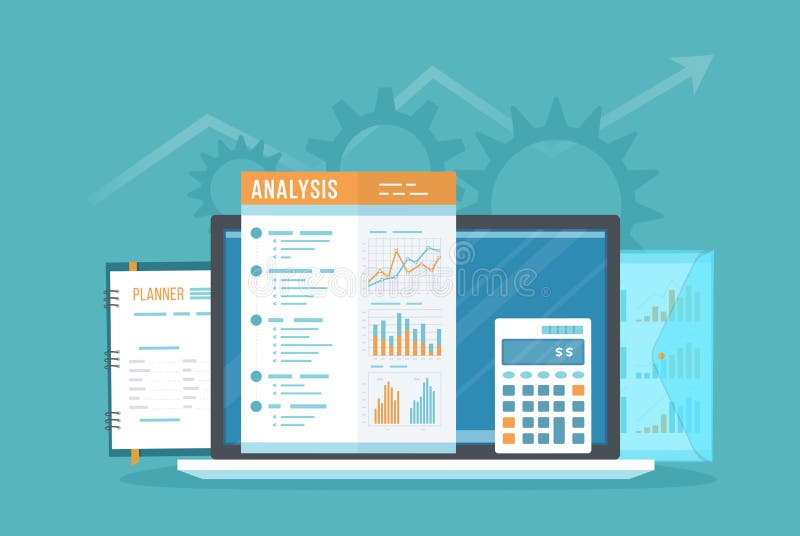 Data Analysis Concept, Audit SEO Analytics StatisticsS Trategic Report ...