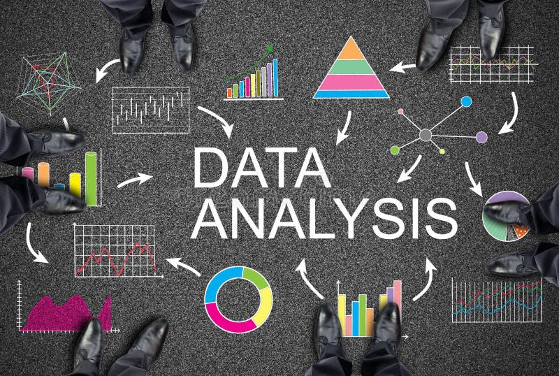 Data Analysis Concept on a Road Stock Image - Image of statistic ...
