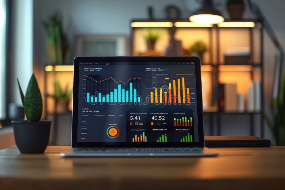 Data Analysis Concept on Tablet. Business Performance Analysis Stock ...