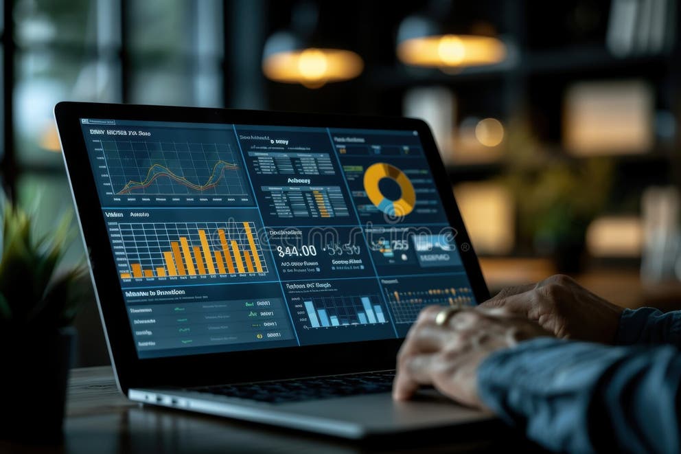 Data Analysis Concept on Tablet. Business Performance Analysis Stock ...