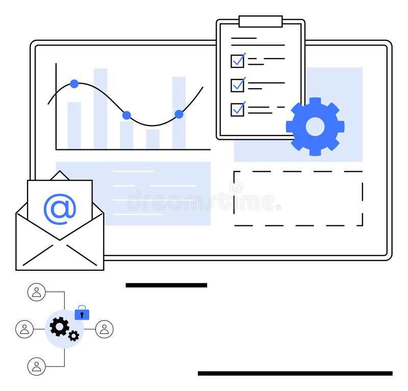 Data Analysis Dashboard with Charts, Checklist, Email, and Workflow ...