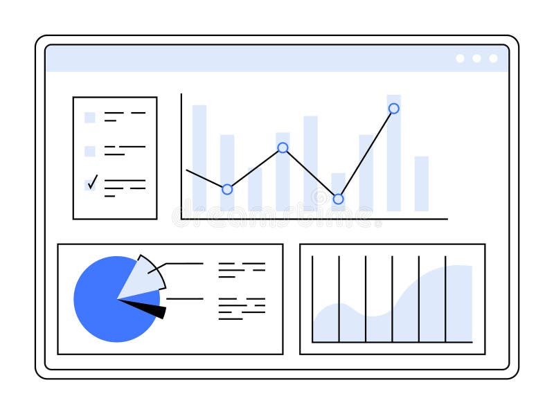 Data Analysis Dashboard with Charts and Graphs for Business Metrics ...