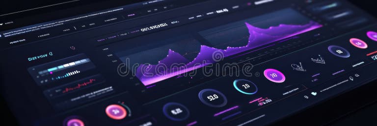 Data Analysis Dashboard Displaying Performance Metrics and Visualizations for Real Time ...