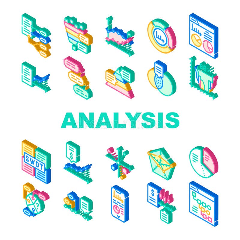 Data Analysis Diagram Collection Icons Set Vector Stock Vector ... Data Analysis Diagram Collection Icons Set Vector Stock Vector ...