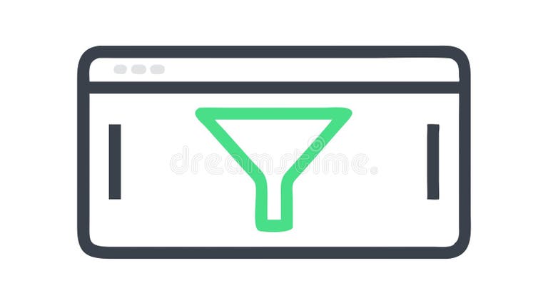 Data Analysis Filter Outline Chart Graph Graphic , Vector Design ...