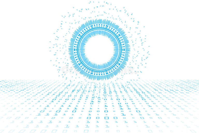 Data Analysis and Futuristic Infographic. Data Complexity Visual ...