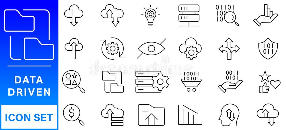 Data Analysis Icon Collection Set. Containing Analysis,information ...