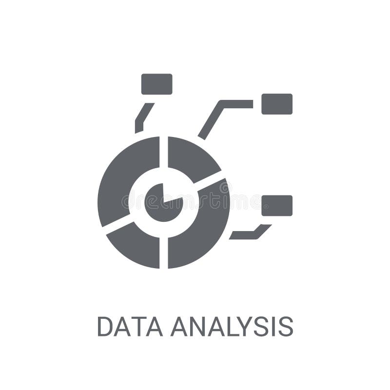 Data Analysis Icon. Trendy Data Analysis Logo Concept on White B Stock ...