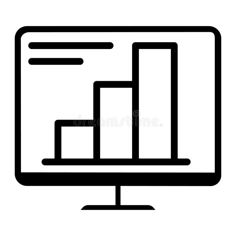 Data Analysis Icon Vector Set. Profit Graph Illustration Sign ...