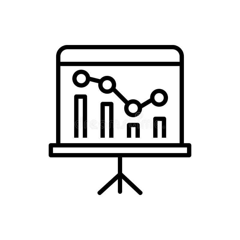 Data Analysis Icon Vector Set. Profit Graph Illustration Sign ...
