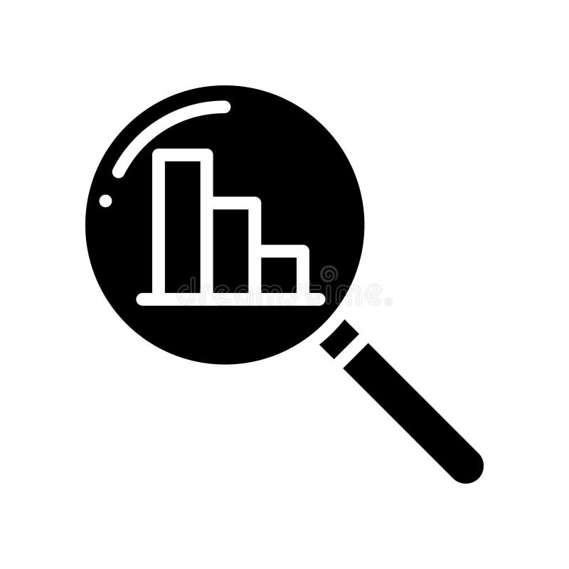 Data Analysis Icon Vector Set. Profit Graph Illustration Sign ...