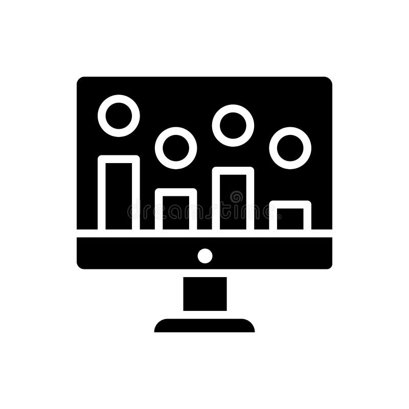 Data Analysis Icon Vector Set. Profit Graph Illustration Sign ...