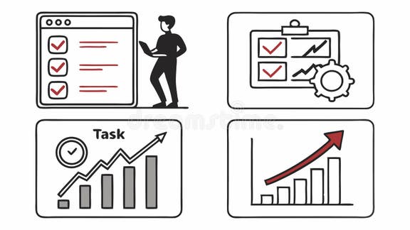 Data Analysis Icons Chart and Data Visualization Symbols Collection ...